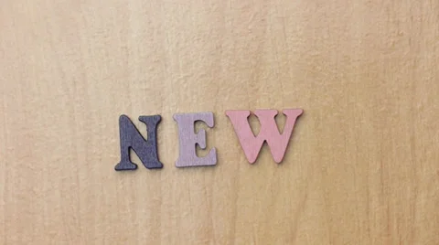 NEW - Word Appearing Letter by Letter | Stock Video | Pond5