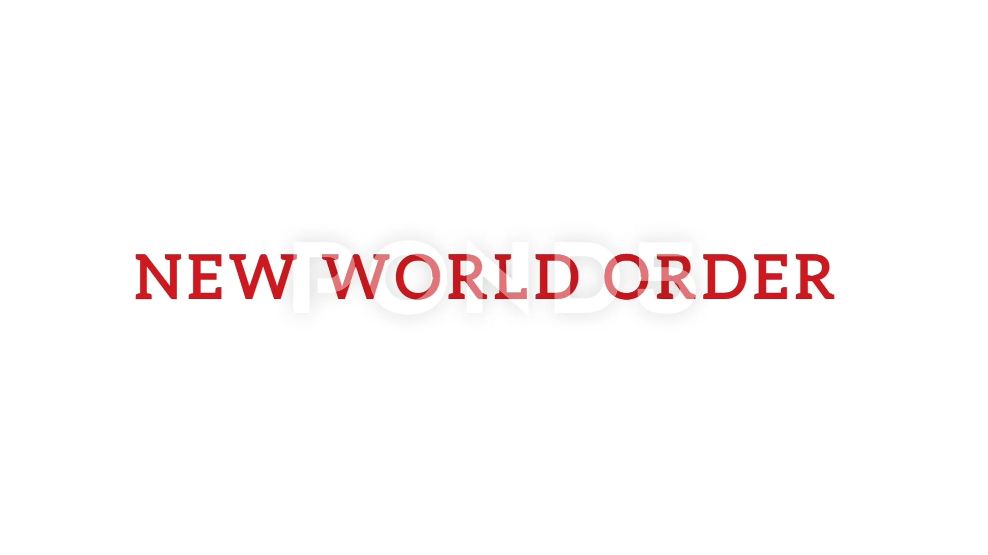 The New World Order Signs