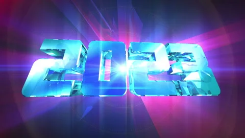 New Year 2023 Countdown Animation | Stock Video | Pond5