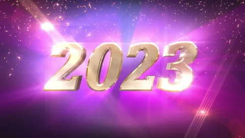 New Year 2023 countdown animation | Stock Video | Pond5