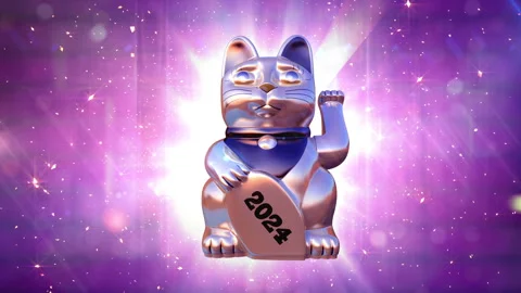 New Year 2024 Loopable animation | Stock Video | Pond5