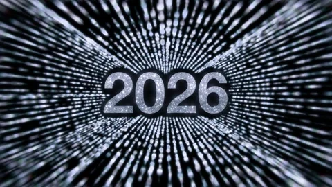 New Year 2026 Background Animation With ... | Stock Video | Pond5