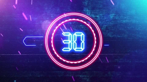 New Year Countdown - Neon ~ After Effects Project #254696489