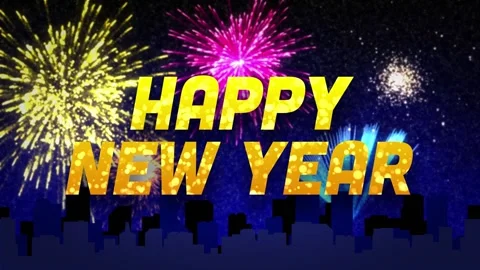 New Year Fireworks Title ~ After Effects Template #220209777