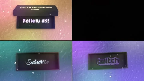 New Year Gift Box Logo for After Effects ~ After Effects #296215343