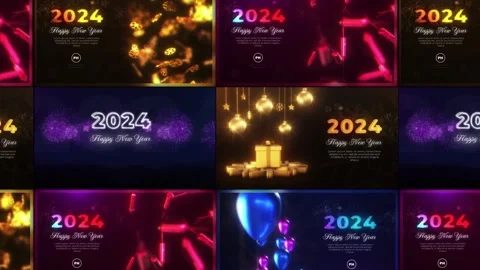 New Year Greetings Pack ~ After Effects Template #259647279