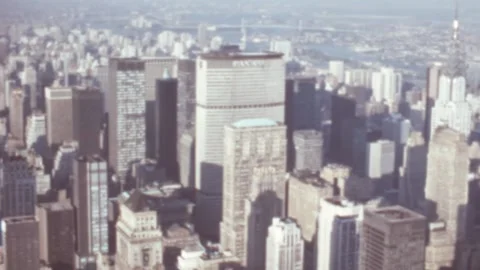 New York - 1972: cityscape buildings fro... | Stock Video | Pond5