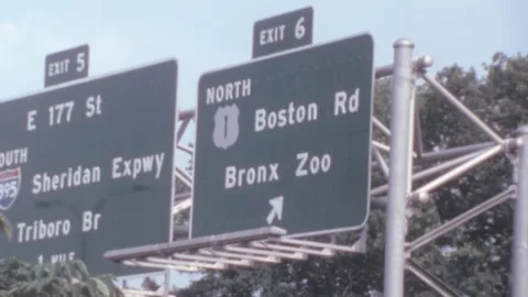 New York - 1985: Boston Road and Bronx Z... | Stock Video | Pond5