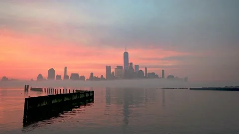 The New York City Skyline Video Clip 4k | Stock Video | Pond5