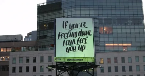 New York City Street Art Billboard 4K St... | Stock Video | Pond5