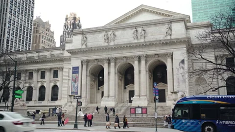 The New York Public Library | Stock Video | Pond5