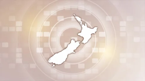 New Zealand Map Stock Video Footage | Royalty Free New Zealand Map ...