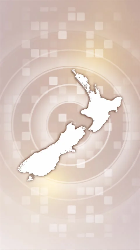 New Zealand Animated Map | Stock Video | Pond5