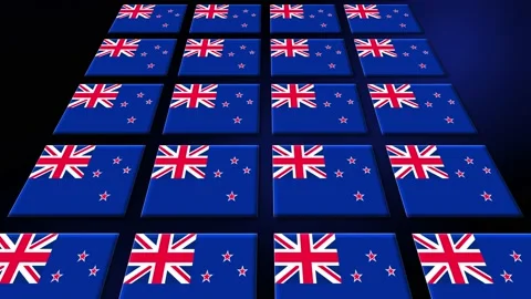 New Zealand Flag Animated Background 3d ... | Stock Video | Pond5