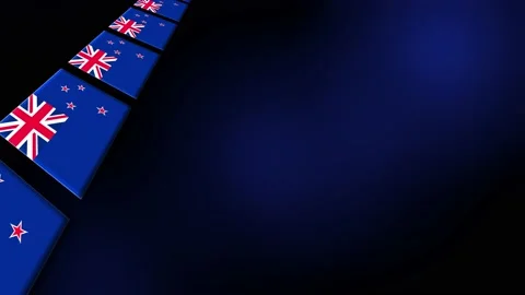 New Zealand Flag Animated Background 3d ... | Stock Video | Pond5