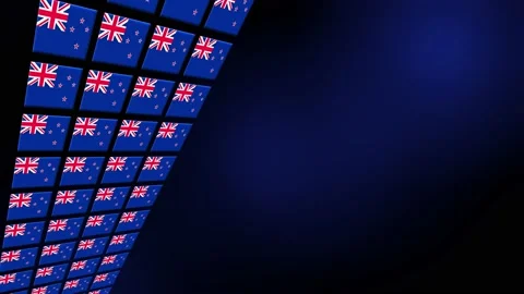 New Zealand Flag Animated Background 3d ... | Stock Video | Pond5