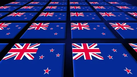 New Zealand Flag Animated Background 3d ... | Stock Video | Pond5
