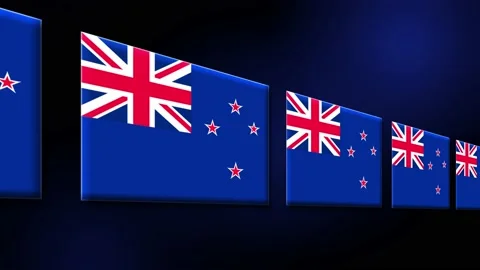 New Zealand Flag Animated Background 3d ... | Stock Video | Pond5