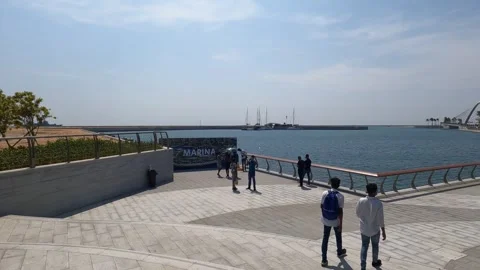 Newly built Colombo Marina in Colombo Po... | Stock Video | Pond5