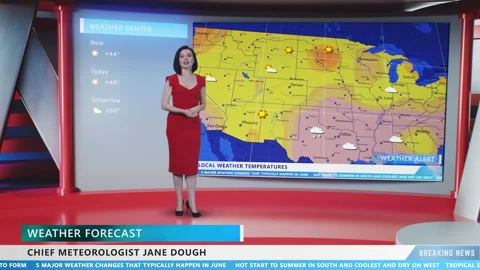 Weather News Stock Footage ~ Royalty Free Stock Videos | Pond5