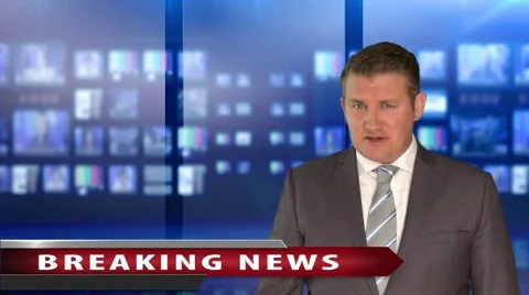 News Anchor Stock Footage ~ Royalty Free Stock Videos | Pond5