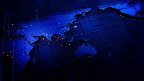 news broadcast background 4k looping | Stock Video | Pond5