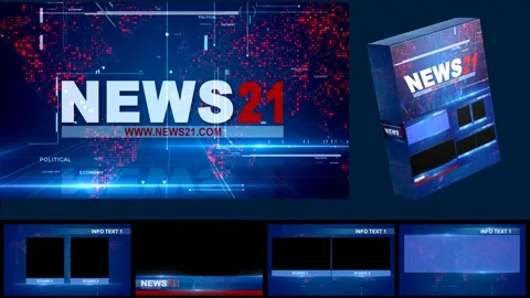 News Broadcast Intro ~ After Effects Project #138539318