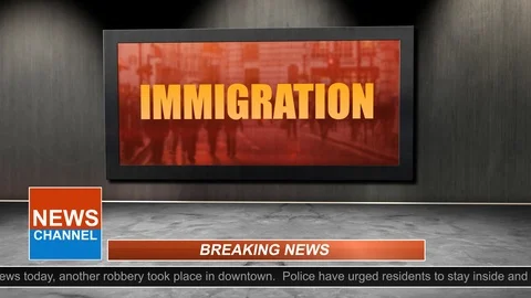 Immigration Title Stock Footage ~ Royalty Free Stock Videos | Pond5