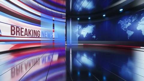 News Studio Background | Stock Video | Pond5