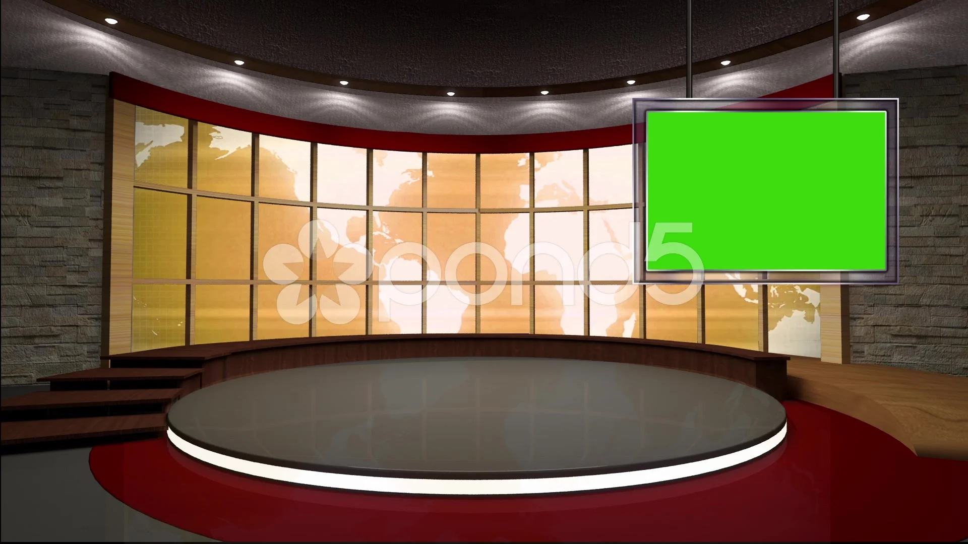 Tv Studio Set Background