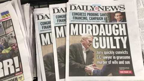Newspaper Coverage of Alex Murdaugh Conv... | Stock Video | Pond5