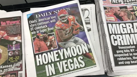 Newspaper Coverage of the Kansas City Ch... | Stock Video | Pond5