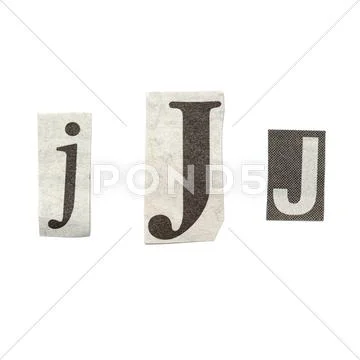 Newspaper letters Stock Image ~ Royalty Free #22396271