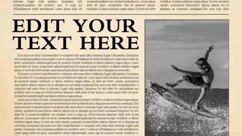 Newspaper Slideshow ~ After Effects Project #231110612