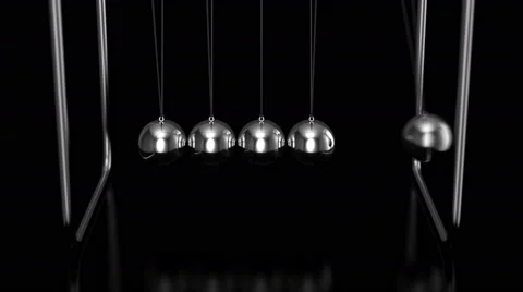 Newton's Cradle Animation | Stock Video | Pond5