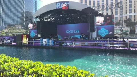 NFL Draft 2022 Building stage above bell... | Stock Video | Pond5