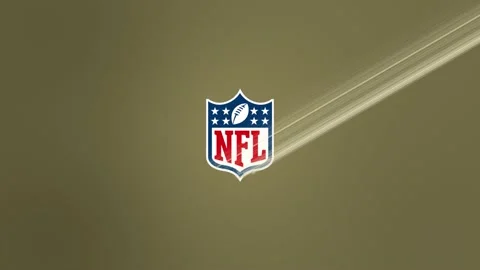 NFL Football Logo Light Reveal | Stock Video | Pond5