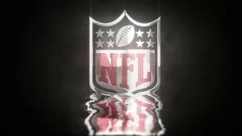 NFL Logo WaterReflection | Stock Video | Pond5