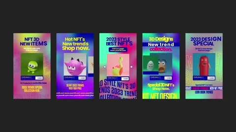 NFT Instagram Stories ~ After Effects Template #260688864