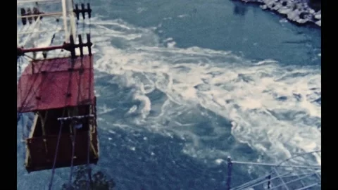 Niagara Falls 1970s, Water movement view... | Stock Video | Pond5