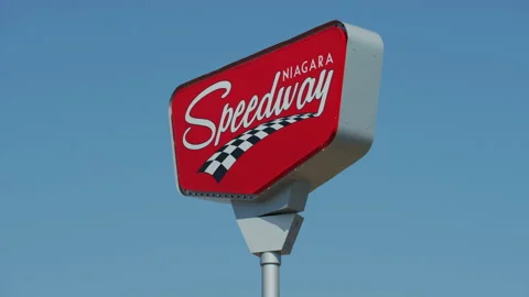 Niagara Speedway sign, Niagara Falls | Stock Video | Pond5