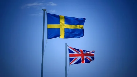 Nice national flags waving on beach Cote... | Stock Video | Pond5