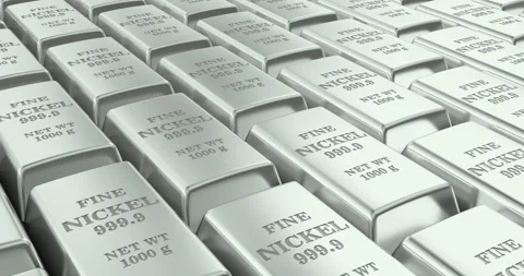 Nickel ingots background, loop animation... | Stock Video | Pond5