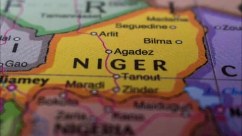 Niger Country - Geographic Area On The P... | Stock Video | Pond5