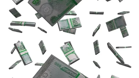 Nigerian Naira Banknotes Falling Animati... | Stock Video | Pond5