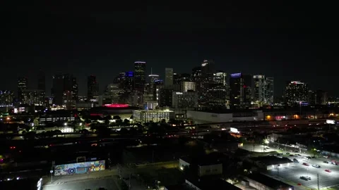 Houston Aerial Night Stock Videos – Royalty-Free HD & 4K Videos