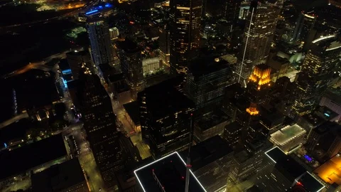 Houston Aerial Night Stock Videos – Royalty-Free HD & 4K Videos
