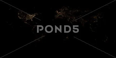 Night city view from satellite .Texture or background Stock Photo ...