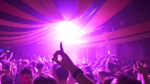 Club Night Flashes Lights Stock Video Footage | Royalty Free Club Night ...