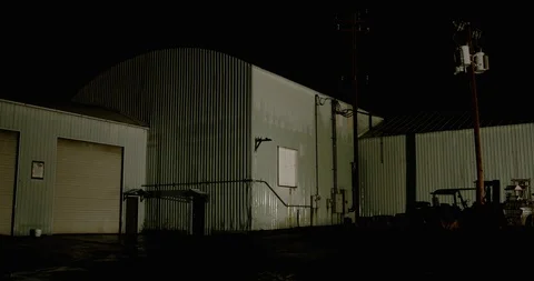 Warehouse Exterior Night